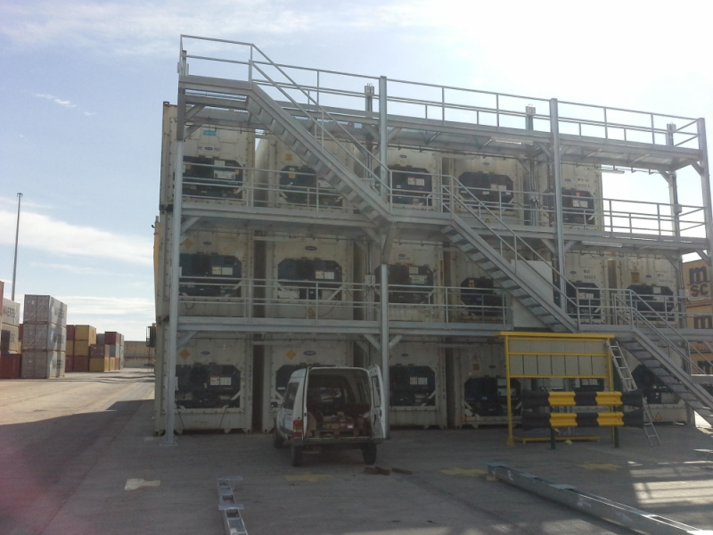 NOATUM: CONSTRUCCIÓN ESTRUCTURAS DE ACERO PARA CONTENEDORES FRIGORÍFICOS